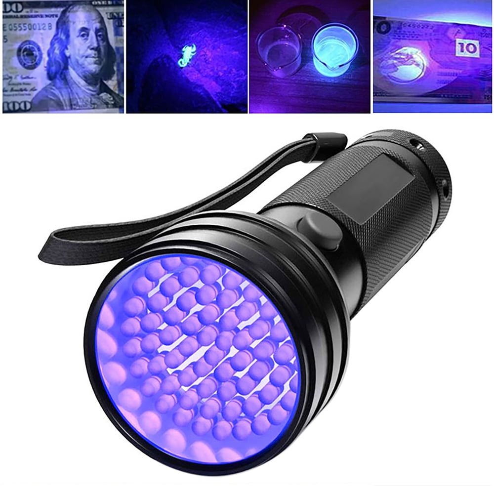 UV Flashlight, LED UV Torch UV Blacklight, Waterproof for Pet Clothing ...