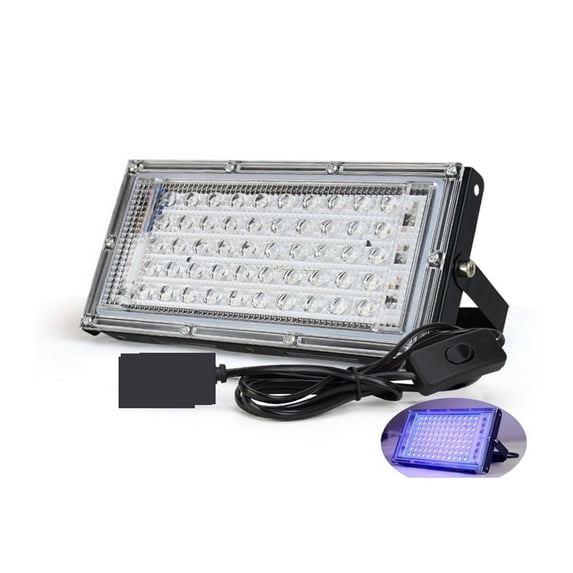 UV Flood Light 50W 100W 395nm 400nm Ultraviolet Fluorescent Stage Lamp ...