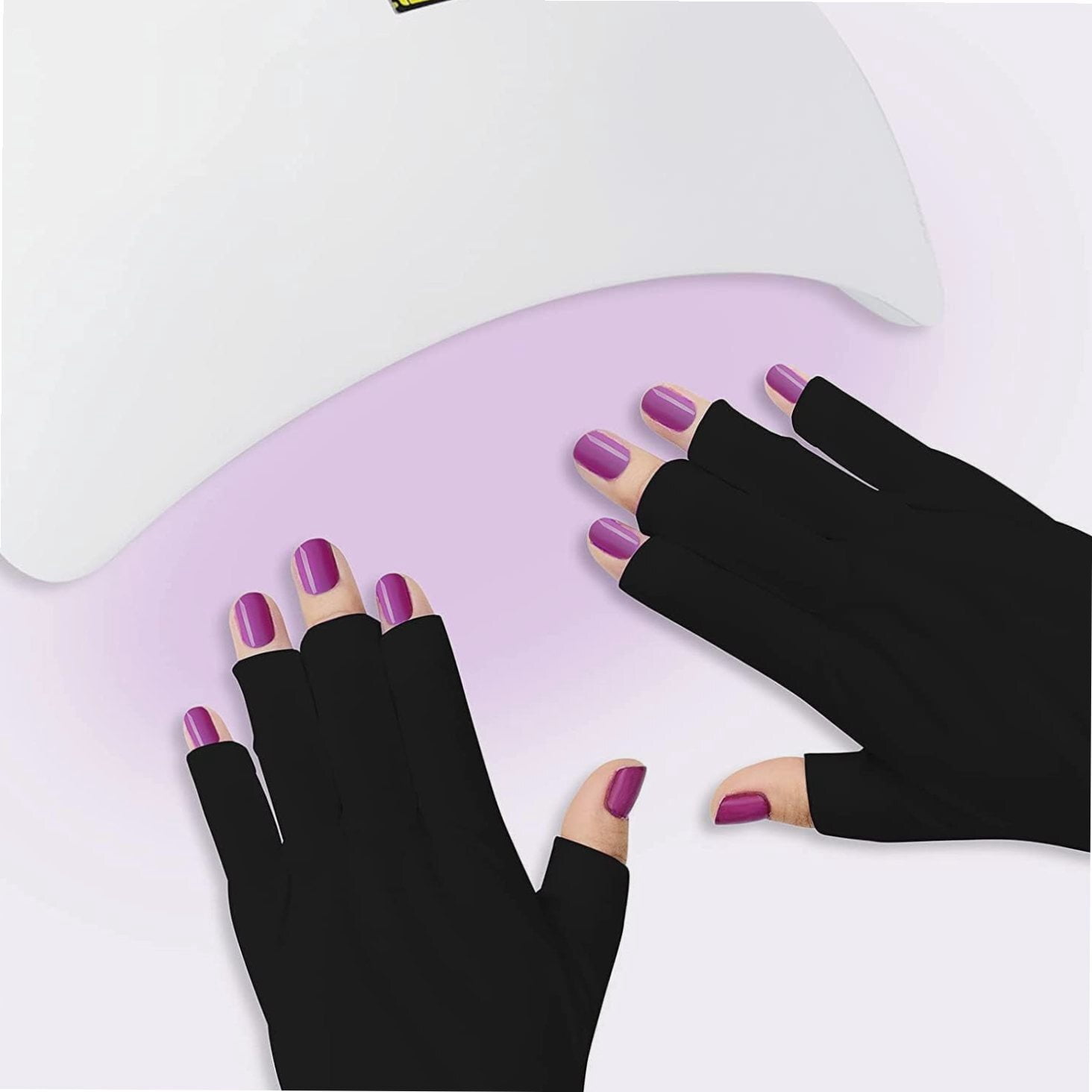 UV Gloves for Gel Nail Lamp, Professional UV Shield Glove Protection ...