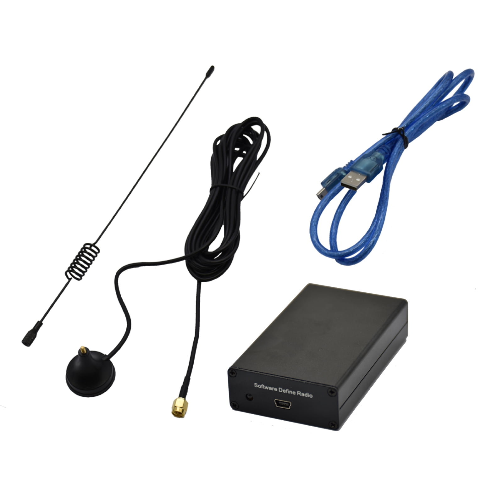 UV HF RTL-SDR Tuner Receiver 100KHz-1.7GHz Coverage, DVB-T TV Dongle ...