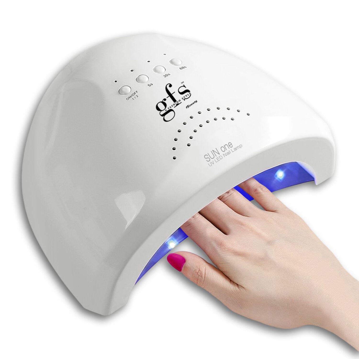 UV LED Nail Lamp, 48W, (3) Timers, White, Model SUNone - Walmart.com