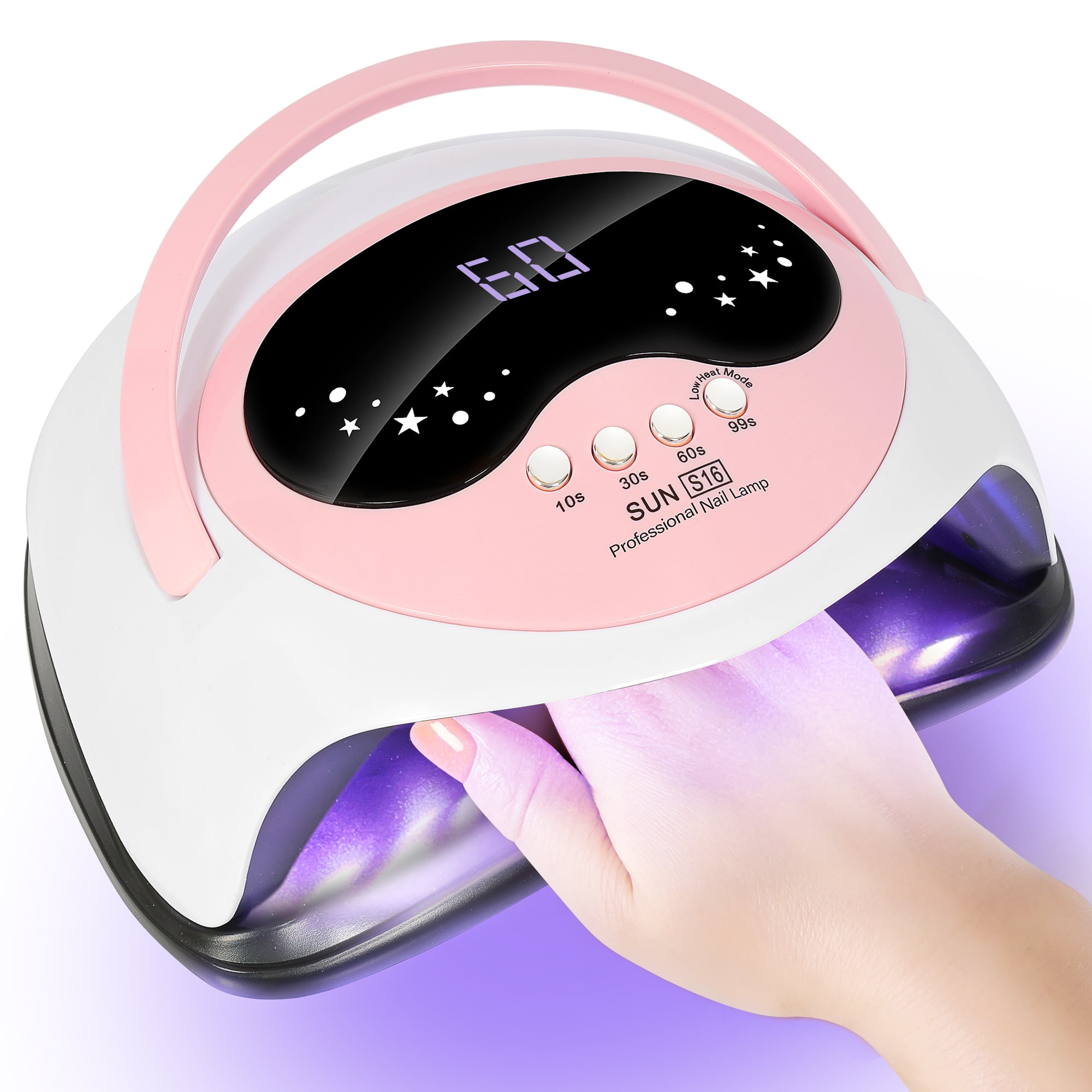 JUUTREN UV LED Nail Lamp - Fast Curing light for gel nails with 4 ...