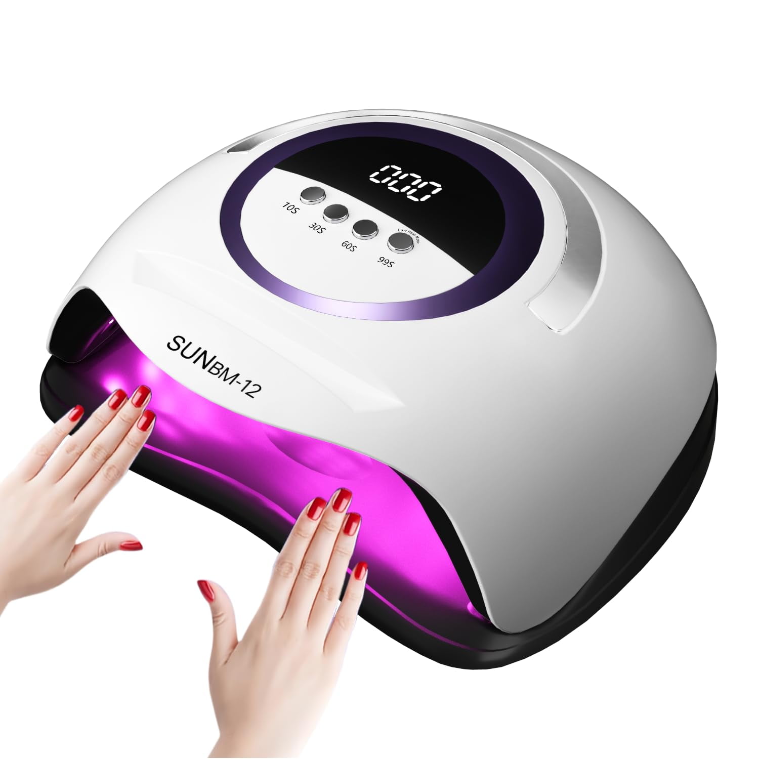 UV LED Nail Lamp with 72 Beads, 300W Nail Curing Lamps for Gel Polish ...