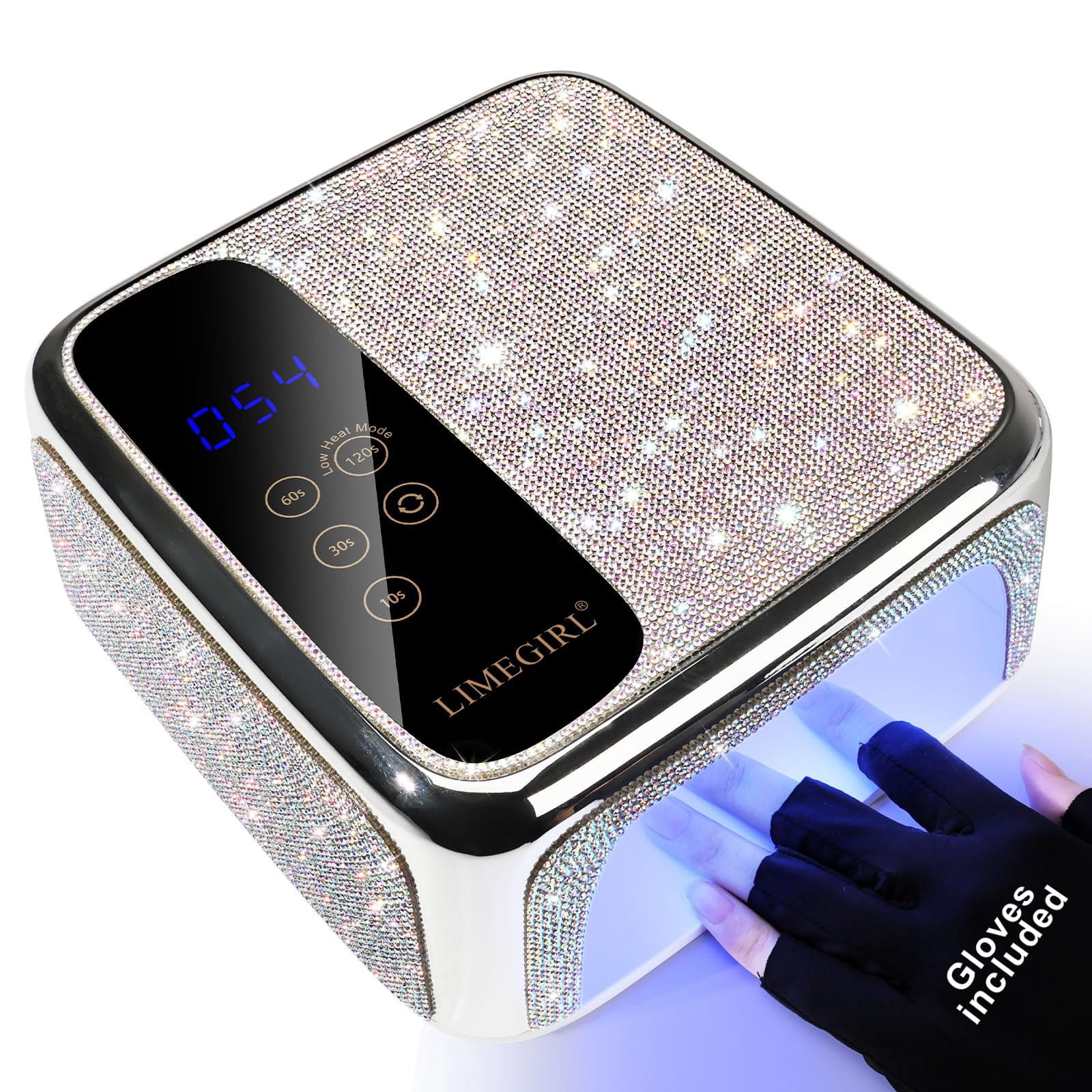 UV LED Nail Lamp Cordless, Professional UV Light Gel Nail Polish, Fast ...