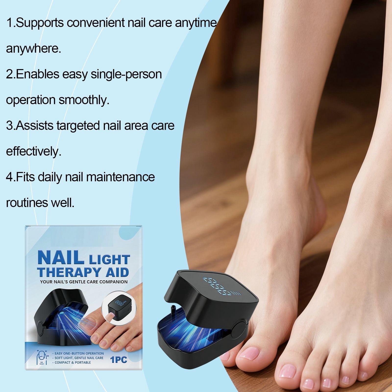 UV LED Nail Lamp for Gel Polish - Professional 48W Fast Curing Nail ...