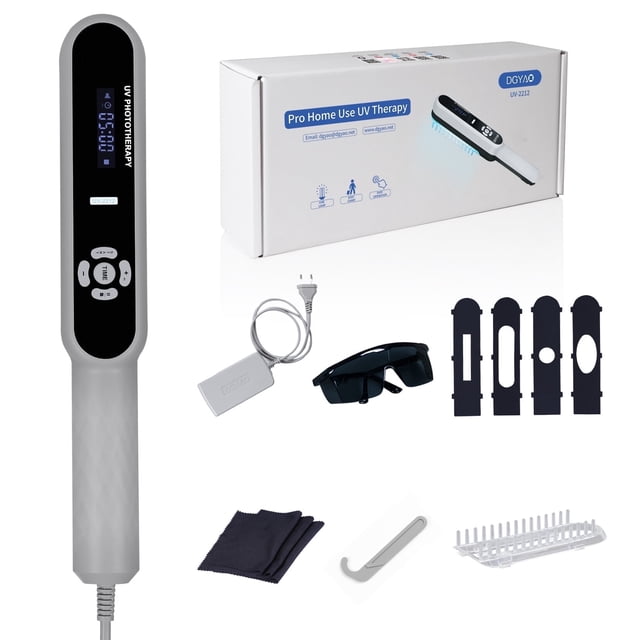 UV Light Therapy Lamp, 312nm Handheld Ultraviolet Light Device with ...