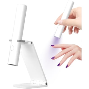 Glonailstickers Finger Nails UV Light, Glo Nail Stickers Kit with UV ...
