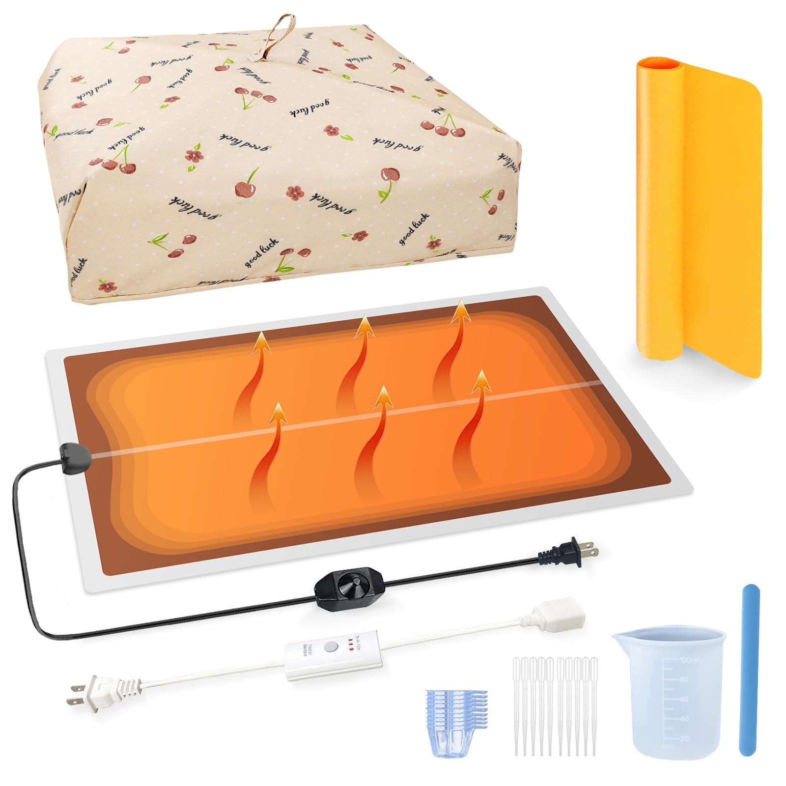 UV Light for Resin, Two-Sided UV Resin Light with Adjustable Time ...