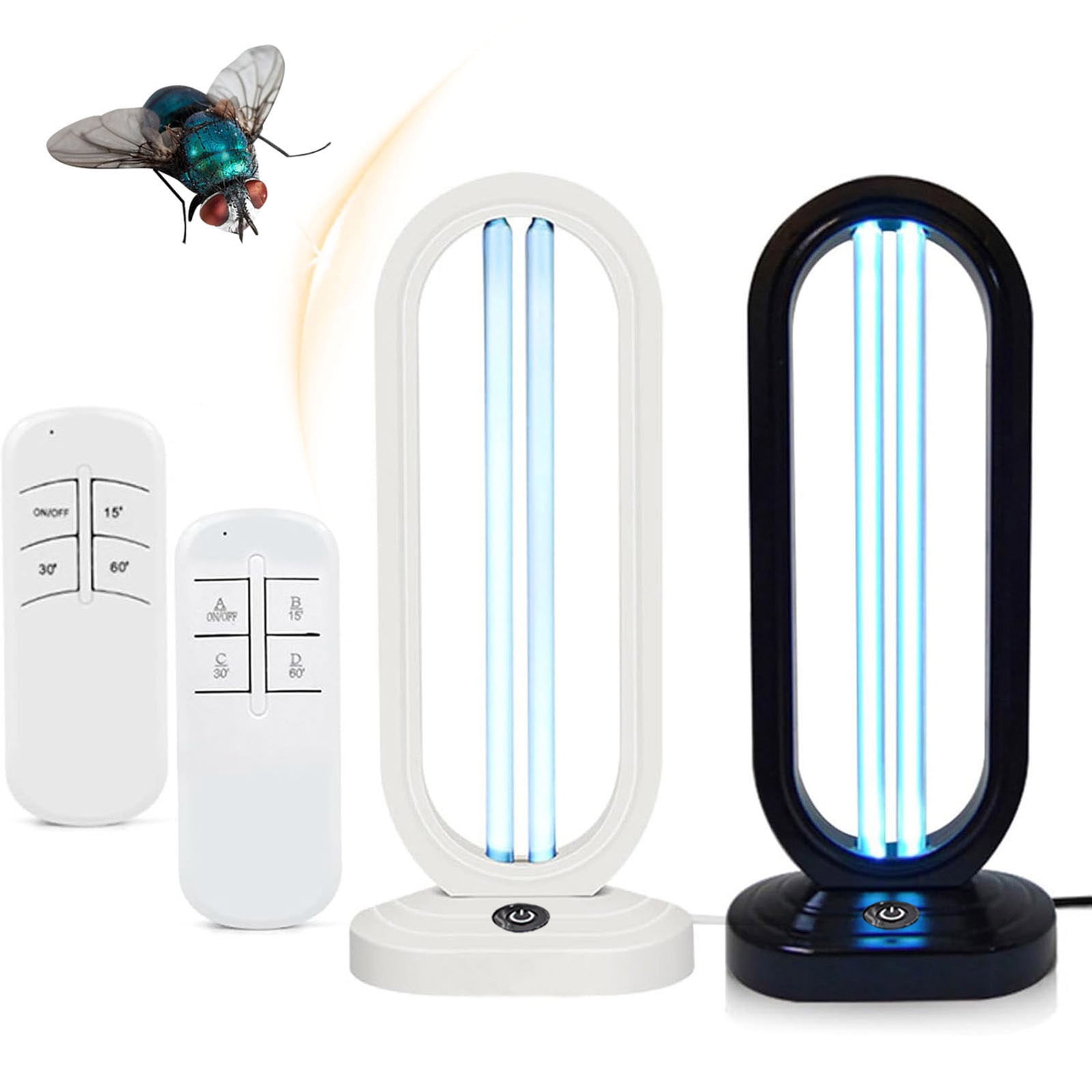 UV Light Sanitizer, Ultraviolet Light with 3 Speed Timing Remote ...