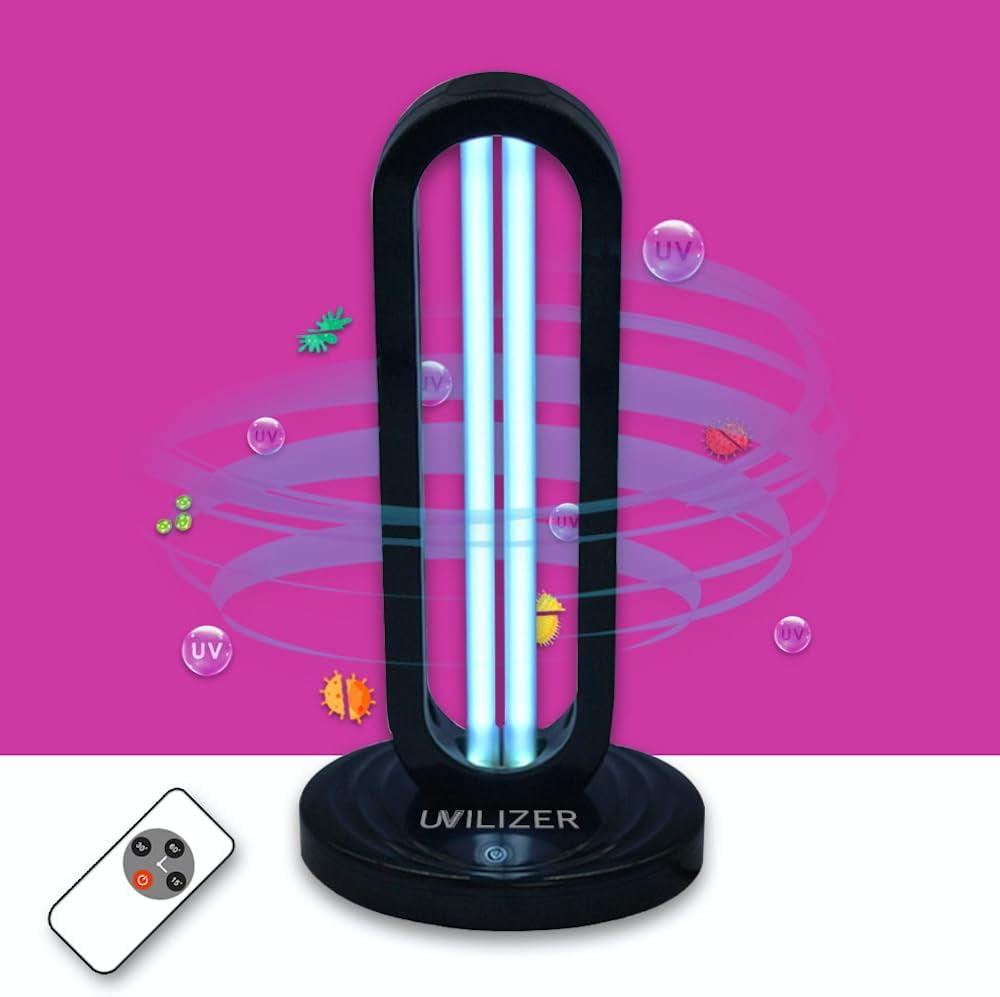 UV Light Sanitizer & Ultraviolet Disinfection Lamp (38W UV-C Cleaner ...