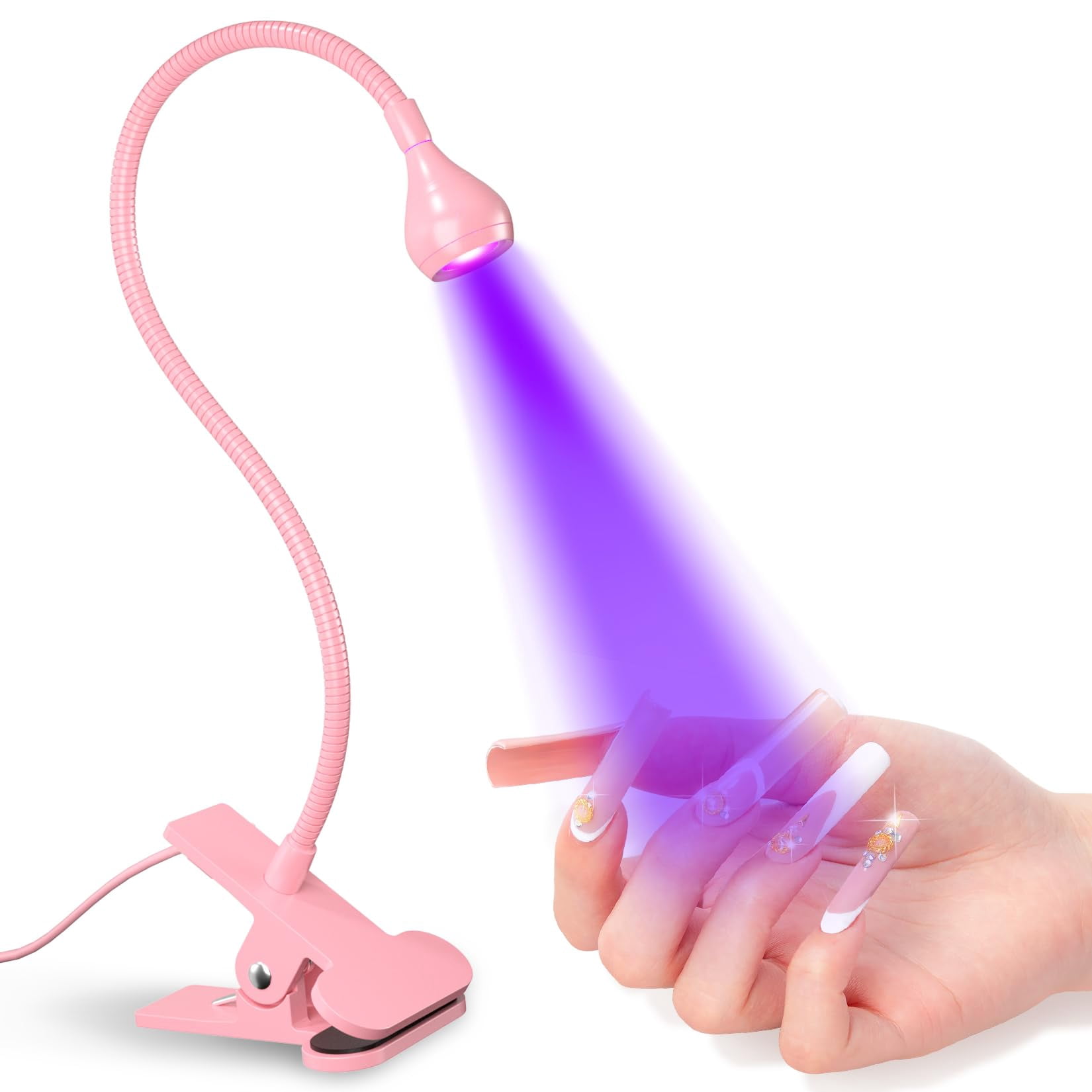UV Nail Lamp 395nm AIF9 3w UV Light for Nails Gooseneck Led Nail Lamp ...