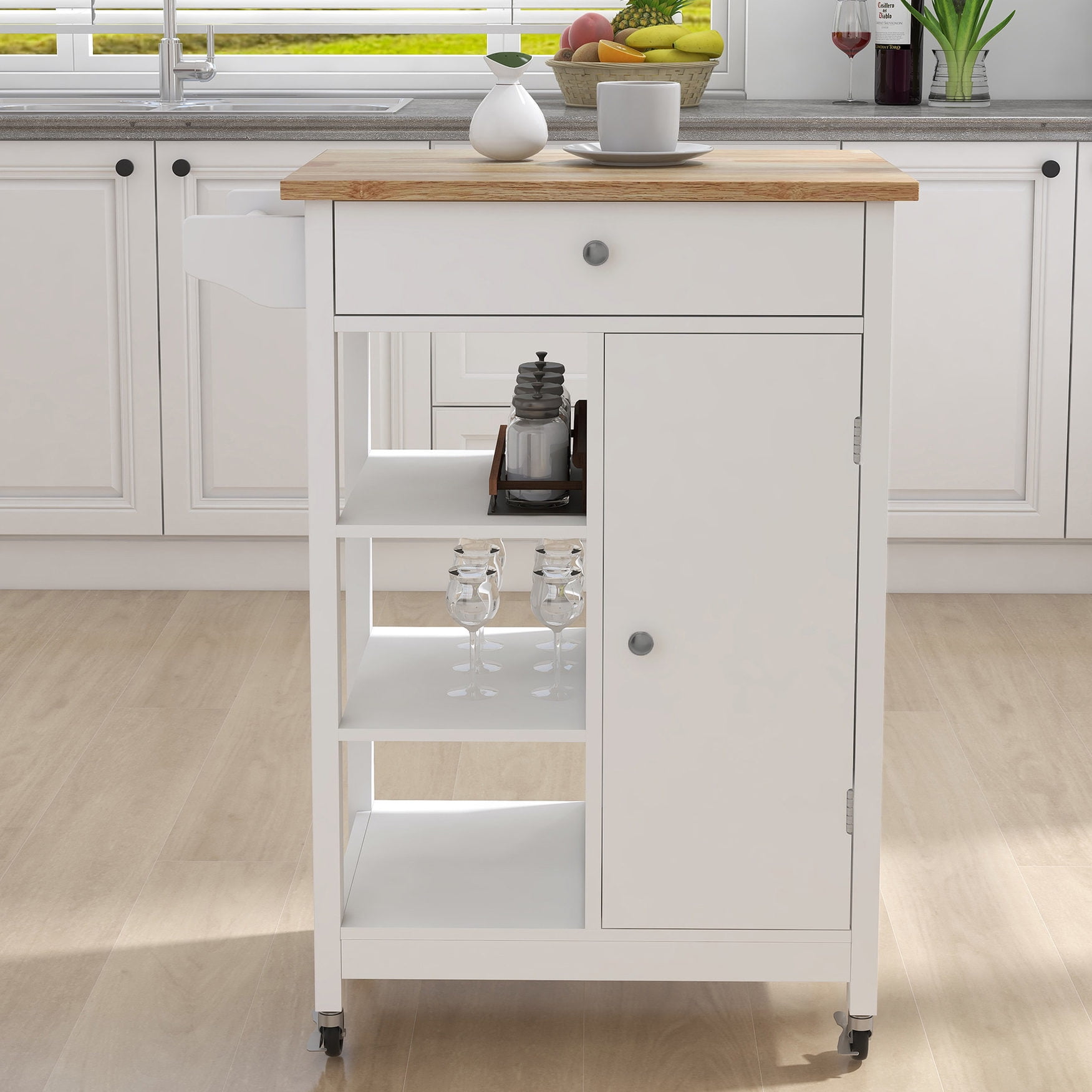 UV Painting Finish / Aesthetic Kitchen Look / Attractive Kitchen Island ...