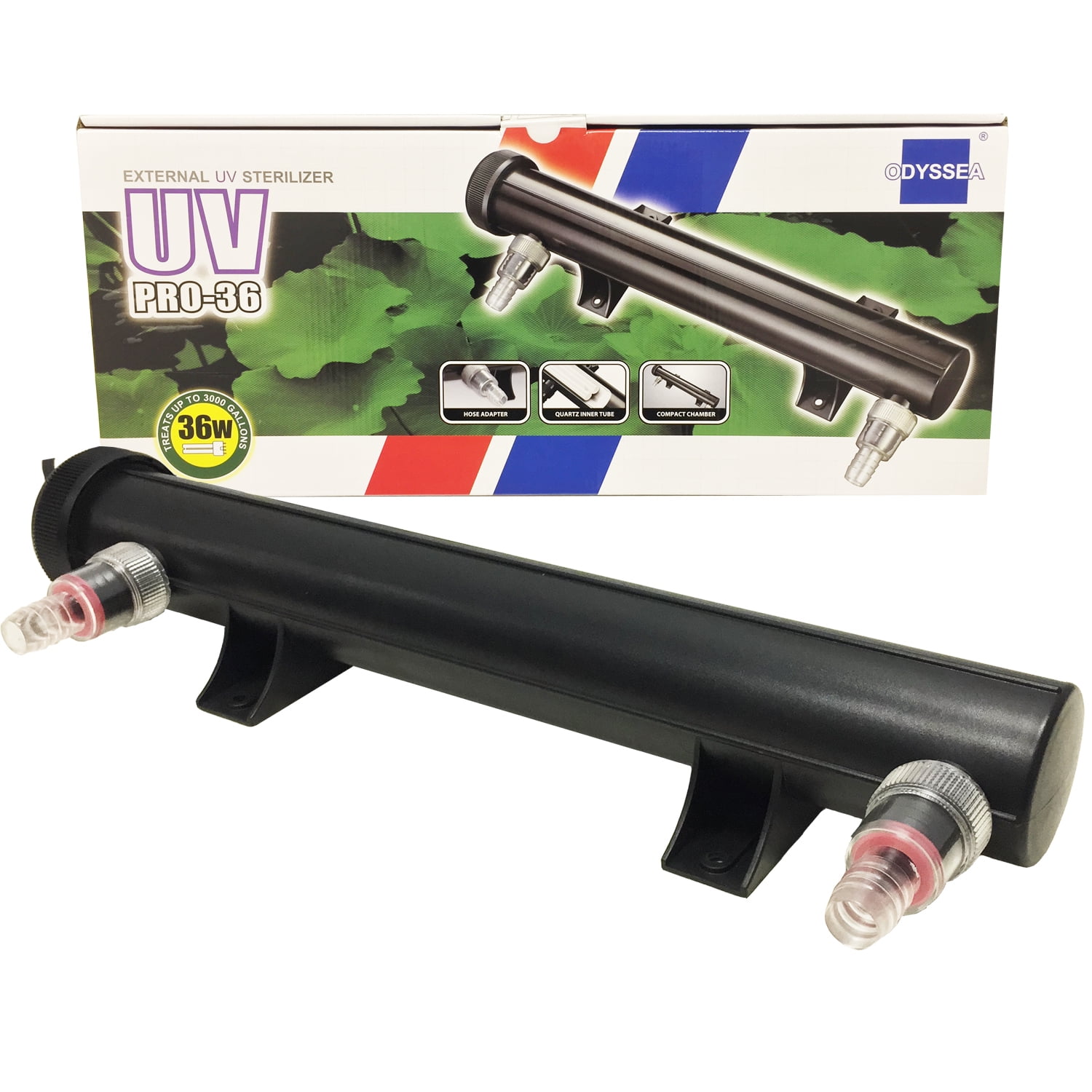 UV Pro 36 Ultraviolet UVC Aquarium Filter 36W Bulb Green Algae Virus ...