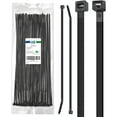 UV Protected Zip Ties 12 Inch (100 Pack) Self Locking Strong Plastic ...