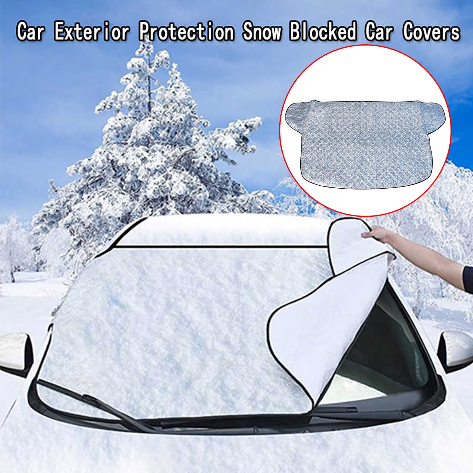 UV Protection Canopy, Car Windshield Snow Cover Edges Car Snow Cover ...