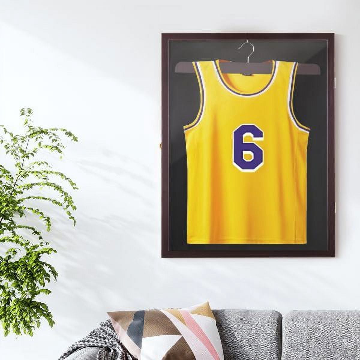 UV Protection Jersey Display Case, Football Baseball Basketball Jersey ...