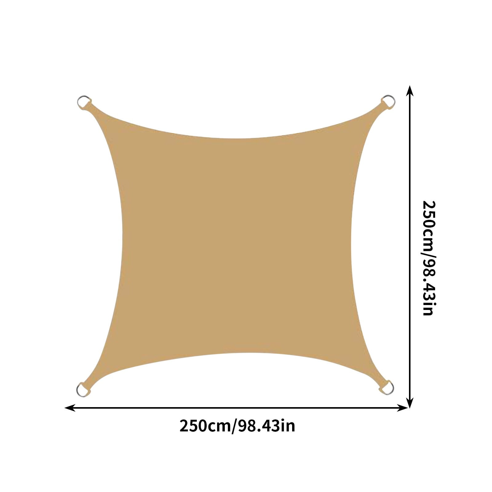 UV Protection Triangle Sun Shade Sail 95% UV Block Waterproof Sun ...