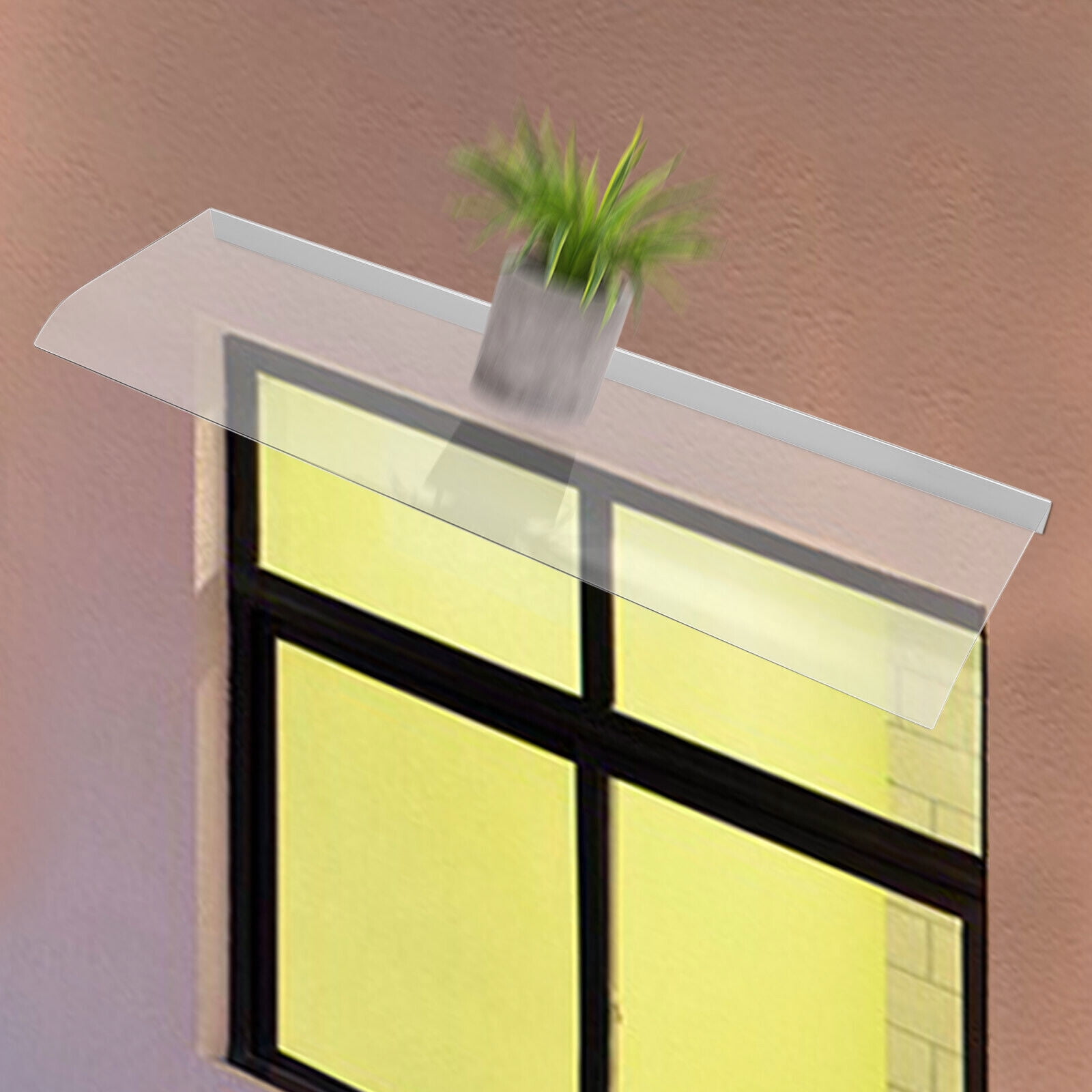 UV Protector Front Door Window Awning Cover Outdoor Canopy 60/80/100 ...