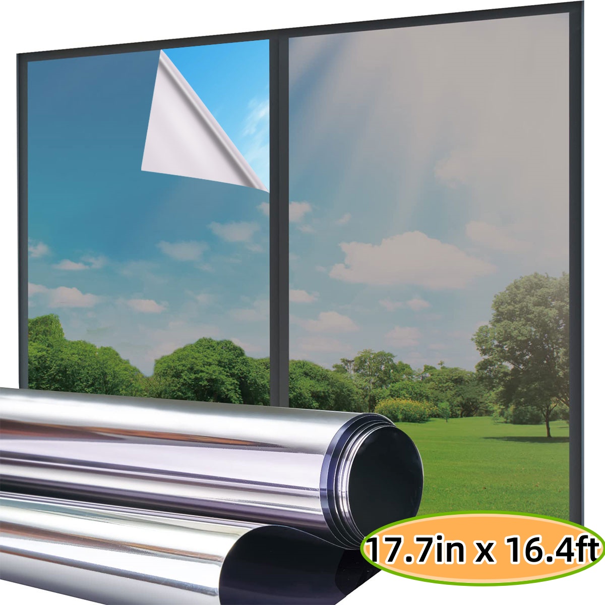 BDF NA05 Daytime Privacy and Sun Control Black (Very Dark) Window Film ...