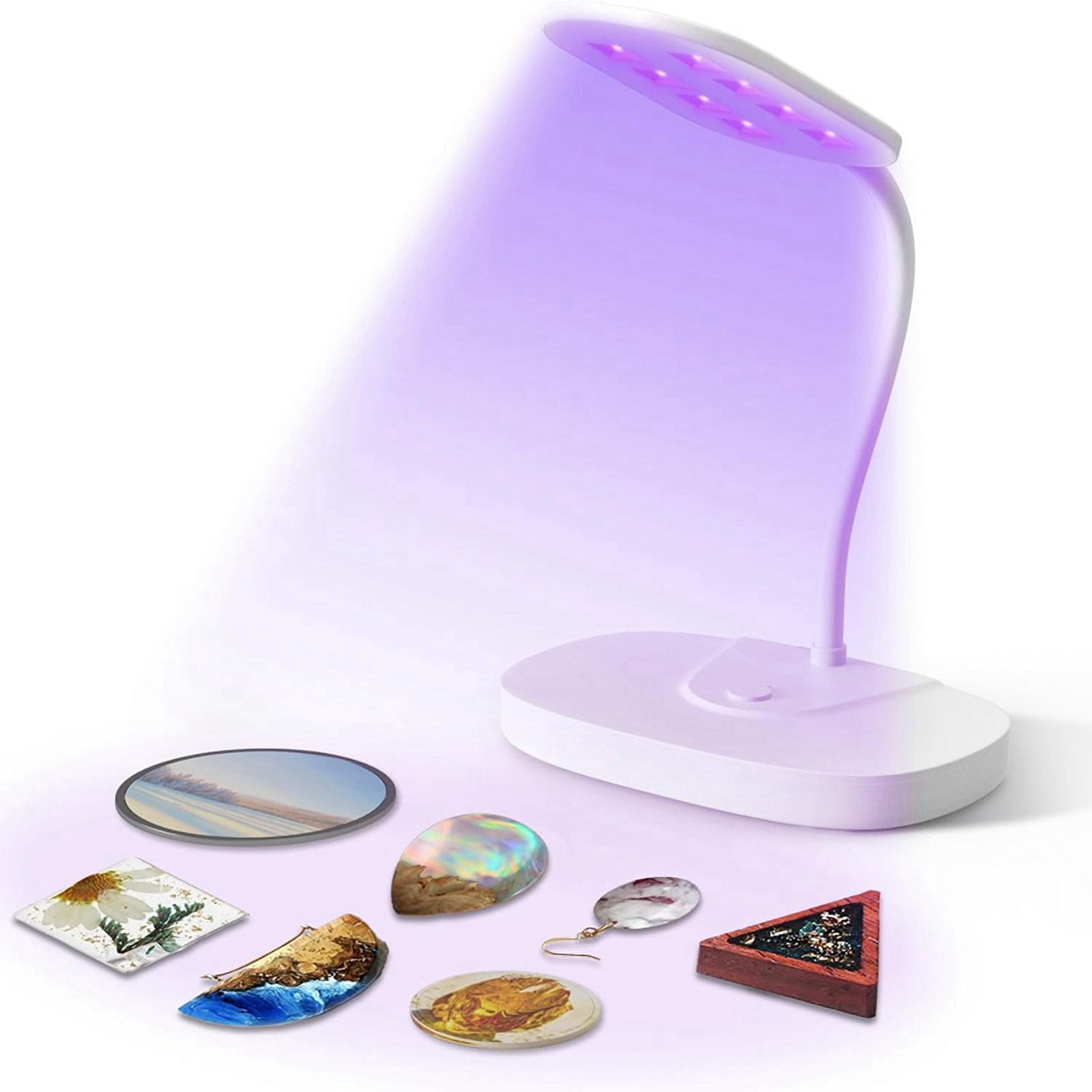 UV Resin Lamp -12W Foldable Flash Curing with Silicone Pad for and ...