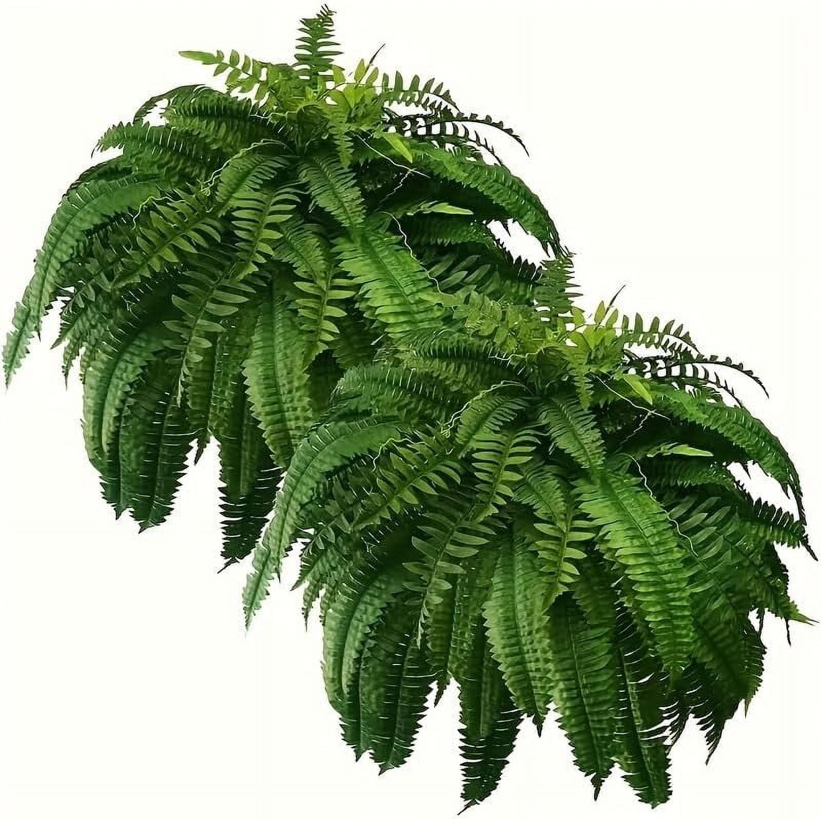 UV Resistant Lifelike Artificial Boston Fern, Weatherproof Artificial ...