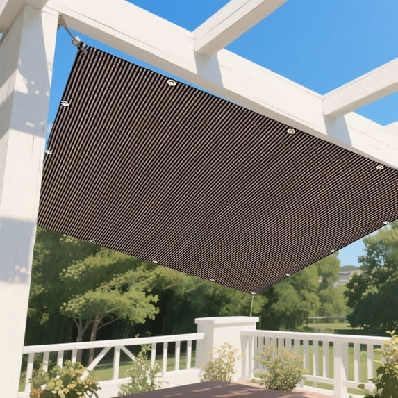 UV Resistant Outdoor Shade Net, Breathable PE Mesh Tarp with Grommets ...