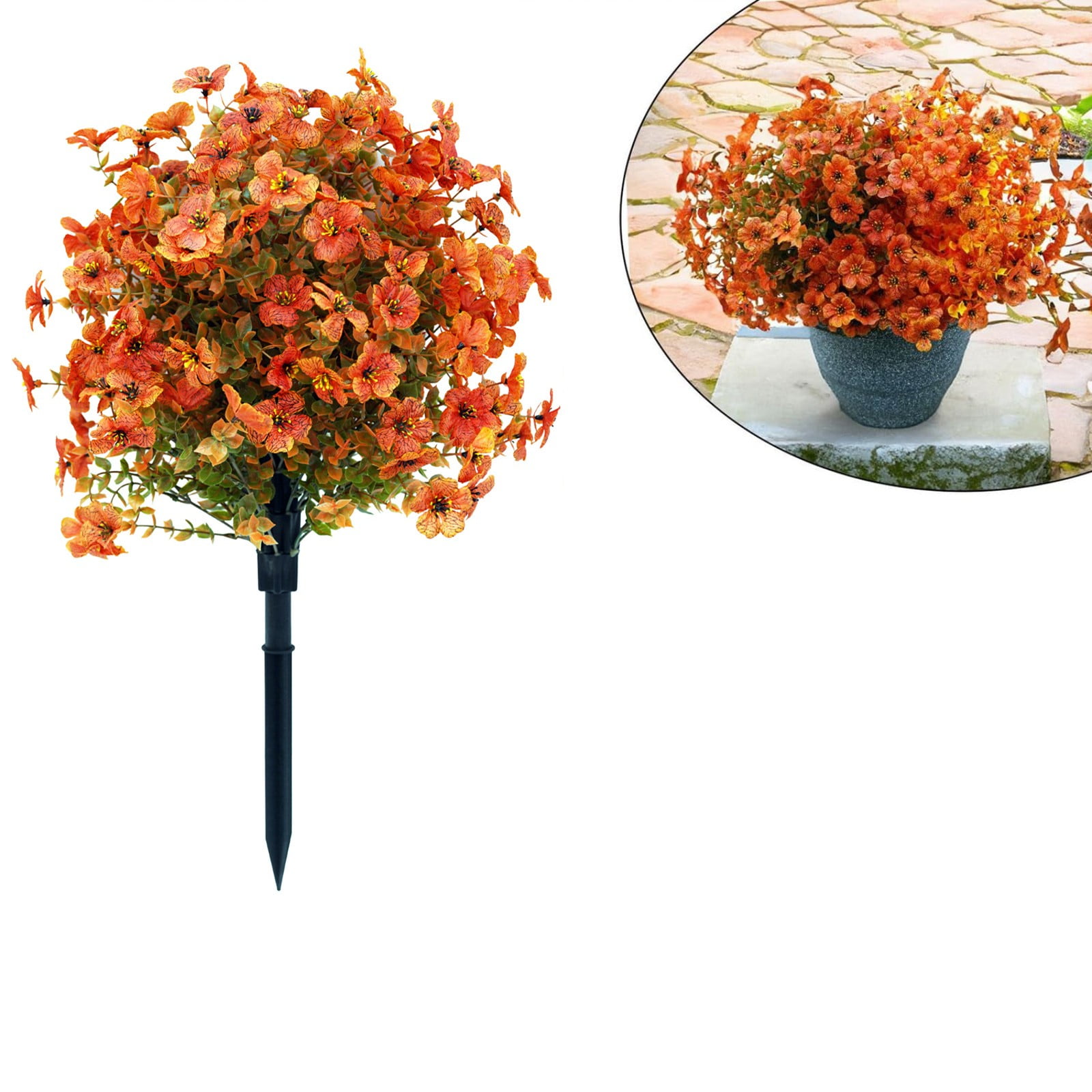 UV Resistant Shrubs Fall Tree Fake Plants Outdoor Plants Artificial for ...