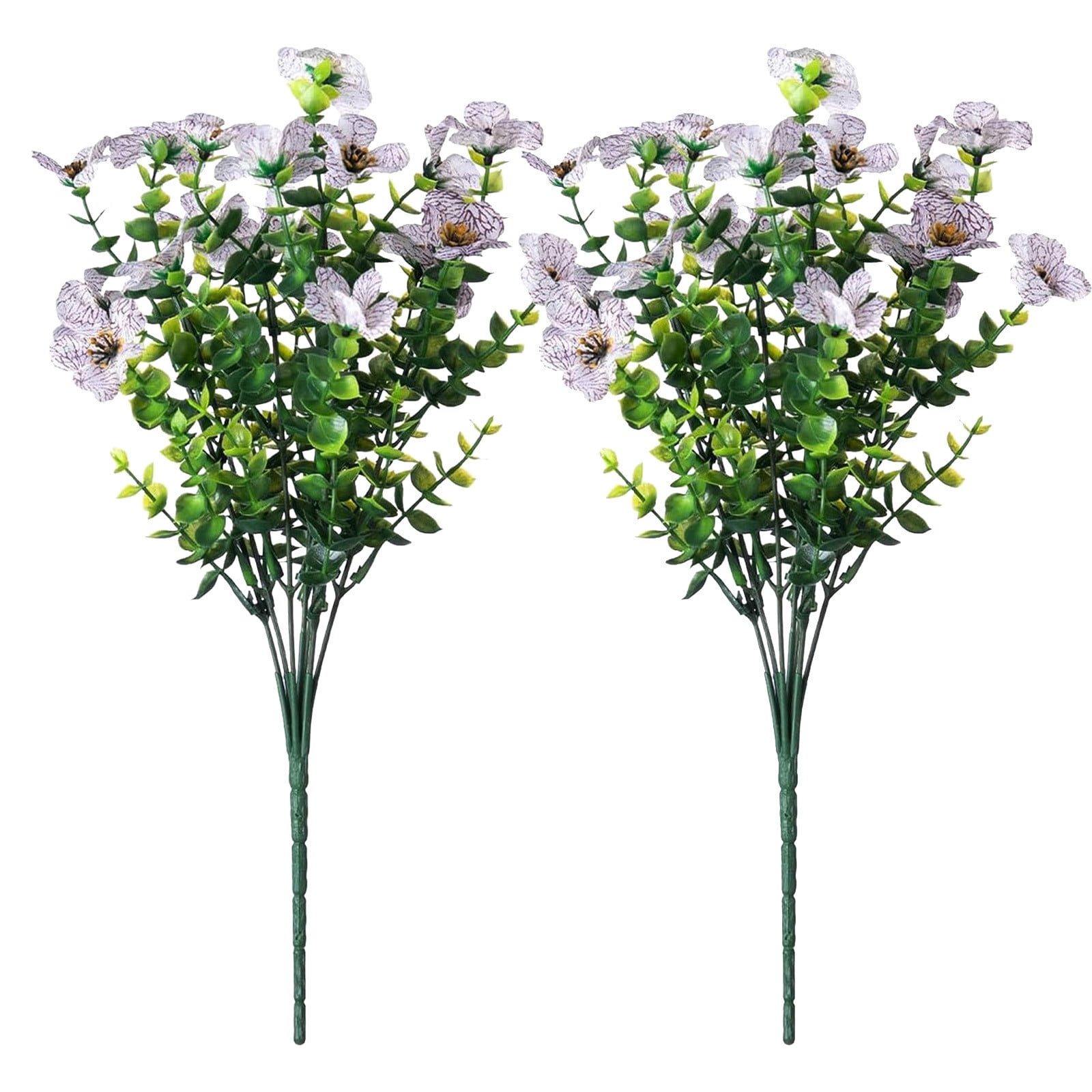 UV-Resistant Silk Violets - Artificial Flowers (White) - Walmart.com