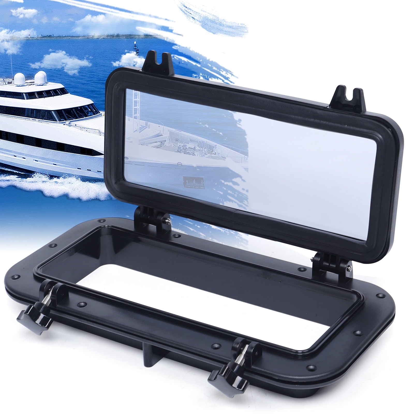 UV Resistant Window Mirror with 4mm Tempered Glass, ABS Anti-Ageing ...