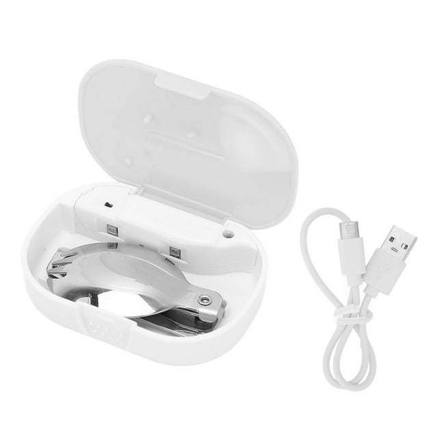 UV Sanitizer Box Foldable Spoon Set Portable Mini Size Auto Off USB Charging Safe Healthy ...