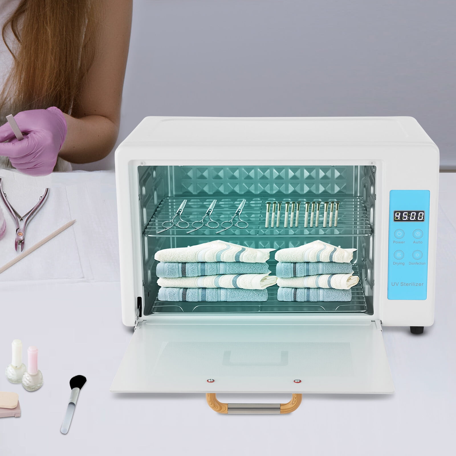 UV Sanitizer Box, Home Dental Medical Nail Salon Sterilizer Disinfection Cabinet - Walmart.com