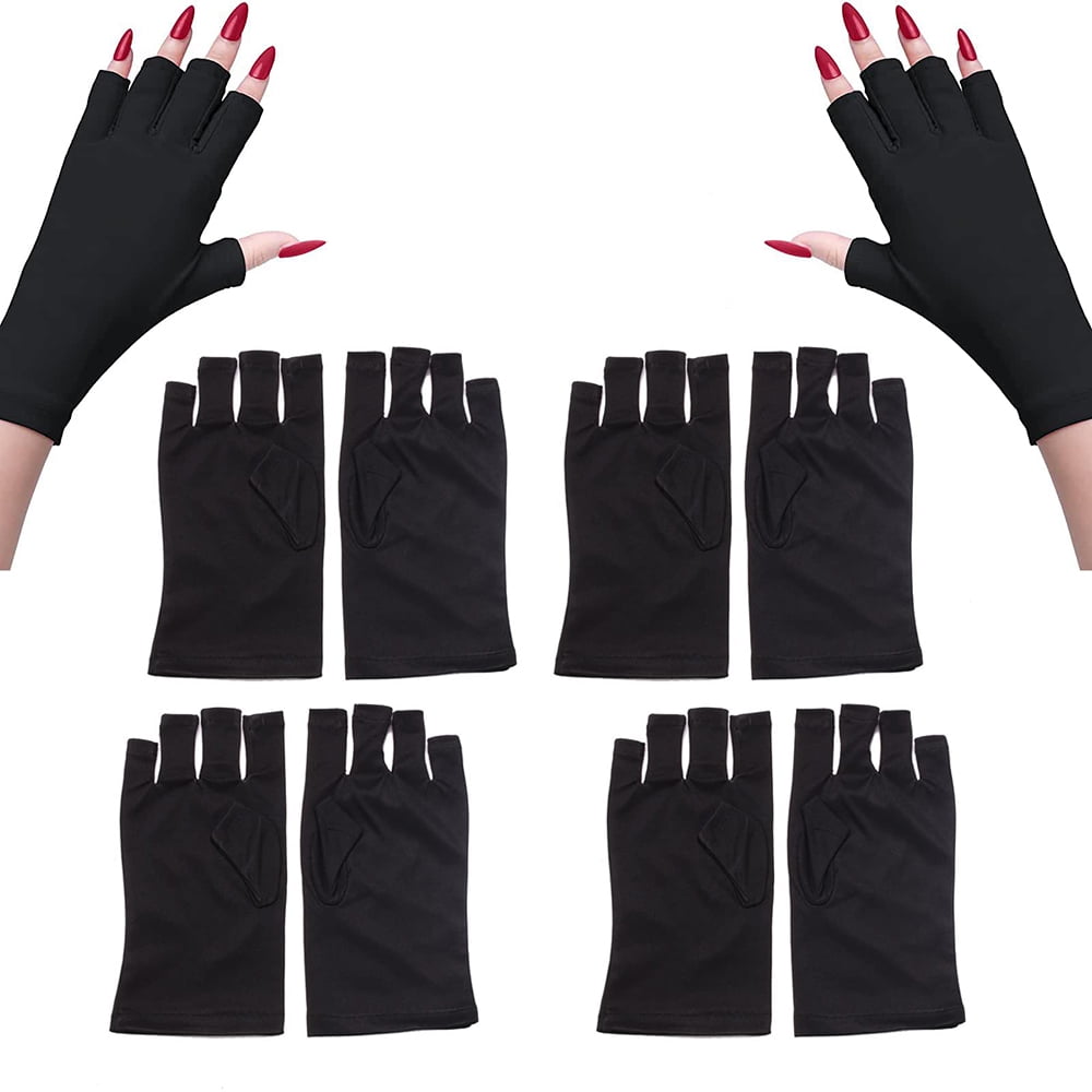 UV Shield Glove, Nail Gloves, Gel Manicure Glove, 3 Pairs Nail Gloves ...