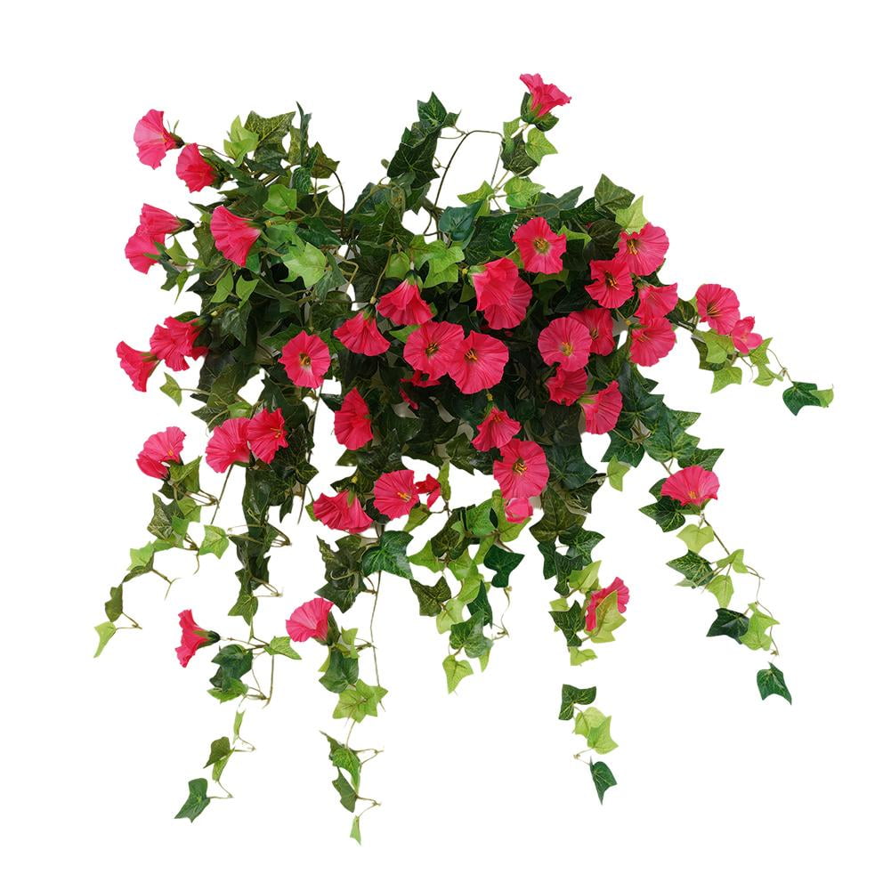 UV Silation Artificial er, Artificial Hanging Glory Plants ers P5B0 ...