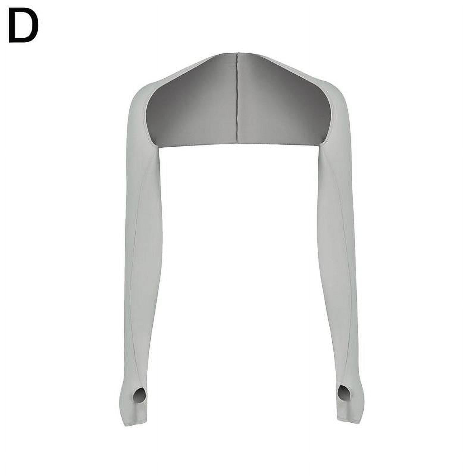 UV Sun Protection Arm Cooling Shawl Sleeves with Finger For Outdoor Hole M8L9 - Walmart.com