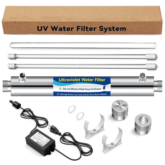 UV Water Filter Whole House 3/4" MNPT Inlet/Outlet Water ifier Filter ...