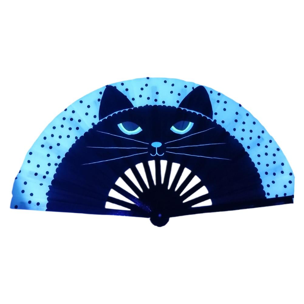 UV fan stage performance fan Large Folding Bamboo Cla Hand Fan GXV I0K2 ...