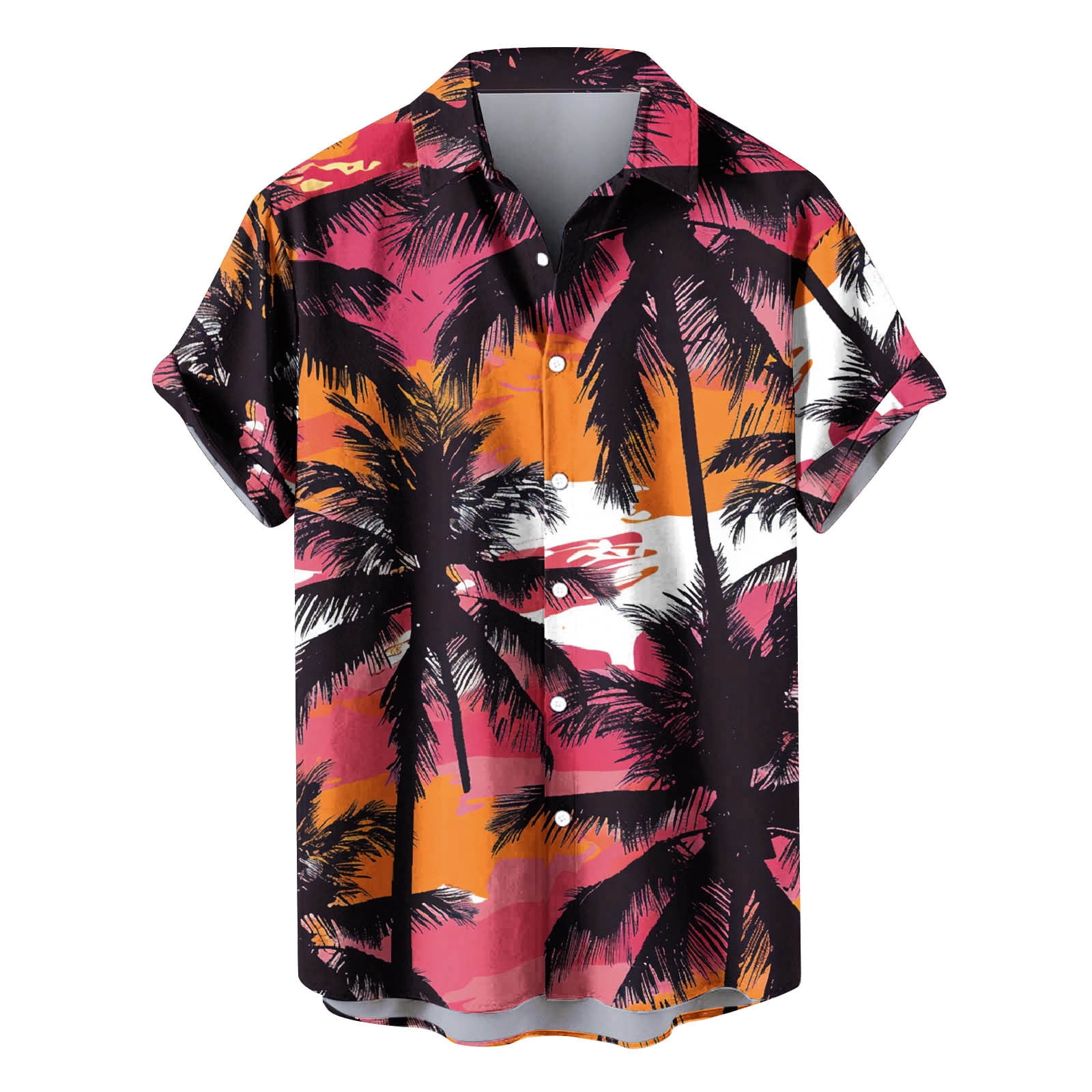 UVEASISHA Beach Resort Shirt for Men,Mens Palm Tree Shirt Short Sleeve ...