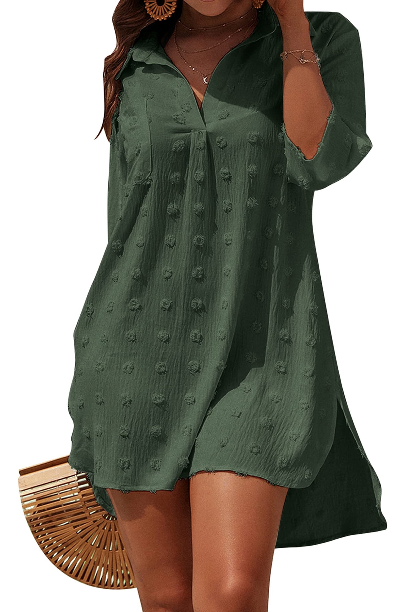 SHINE UP Summer Swimsuit Coverups for Womens Chiffon Bikini Swimwear ...