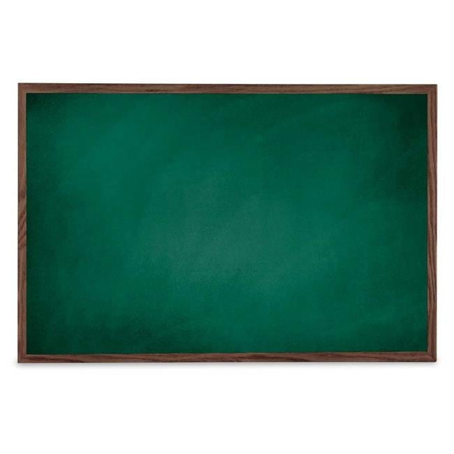 UVP Green chalkboard 36' x 24' with Walnut hardwood frame - Walmart.com