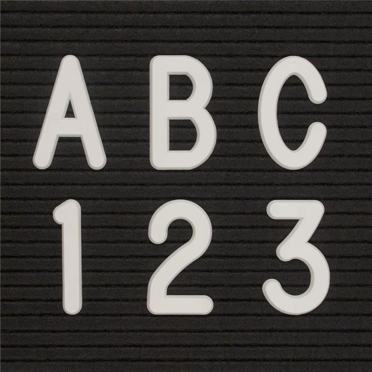 UVP UV52310-HELVET-WHITE Letterboard Letters 2' Helvetica White Box Set ...