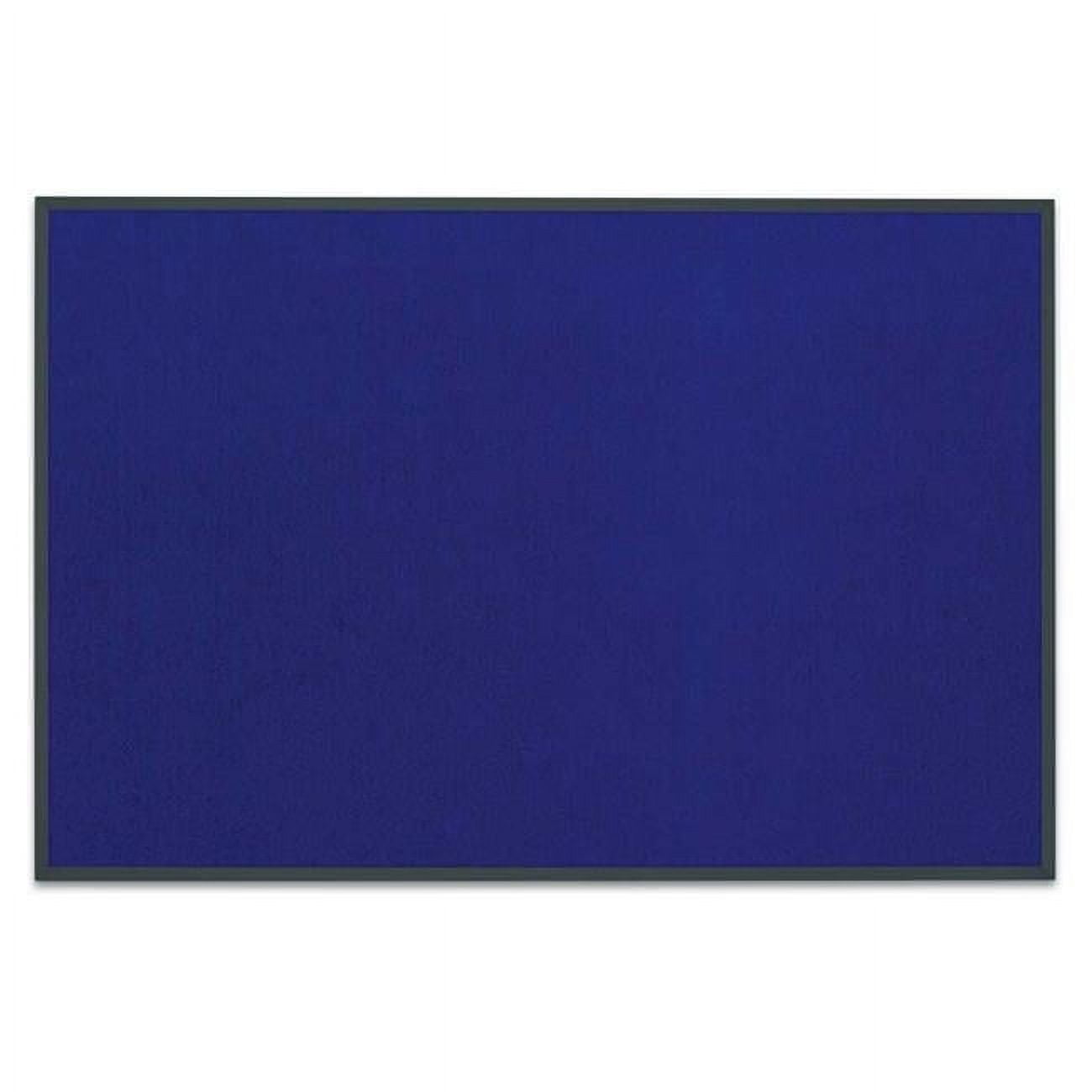 UVP UV641AEZ-BLUE-BLACK Blue tack board 36' x 24' with Black aluminum ...