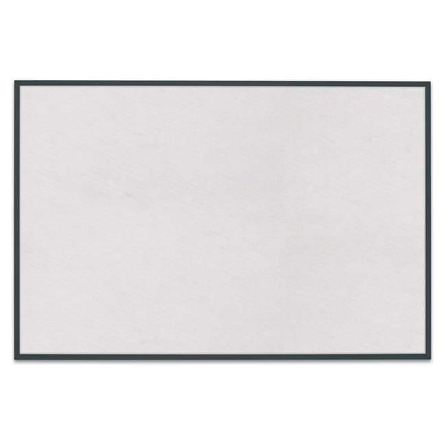 UVP UV641AEZ-WHITE-BRONZE White tack board 36' x 24' with Bronze ...
