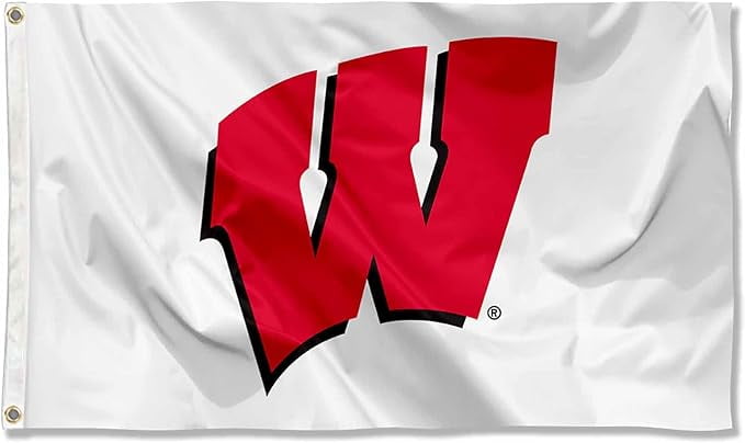 University Of Wisconsin Madison Apparel Wisconsin Badgers College Flag ...