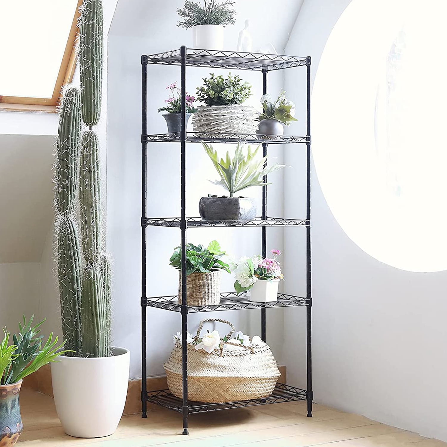 UWR-Nite 5-Wire Shelving Metal Storage Rack Adjustable Shelves ...