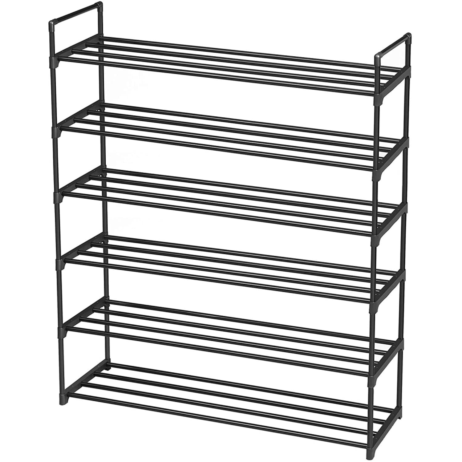UWR-Nite 6-Tier Shoe Rack DIY Shoe Rack Tower Metal Storage Rack 30 ...