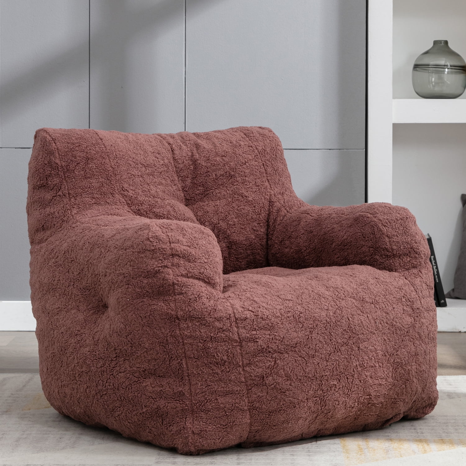 UWR-Nite Bean Bag Chairs, Tufted Soft Stuffed Bean Bag Chair with ...