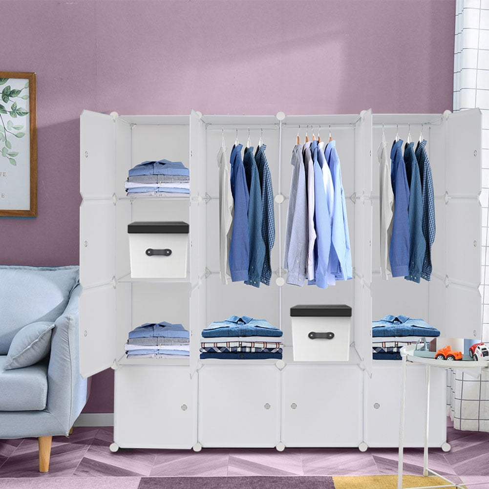UWR-Nite Cube Storage Organizer with Doors, White - Walmart.com
