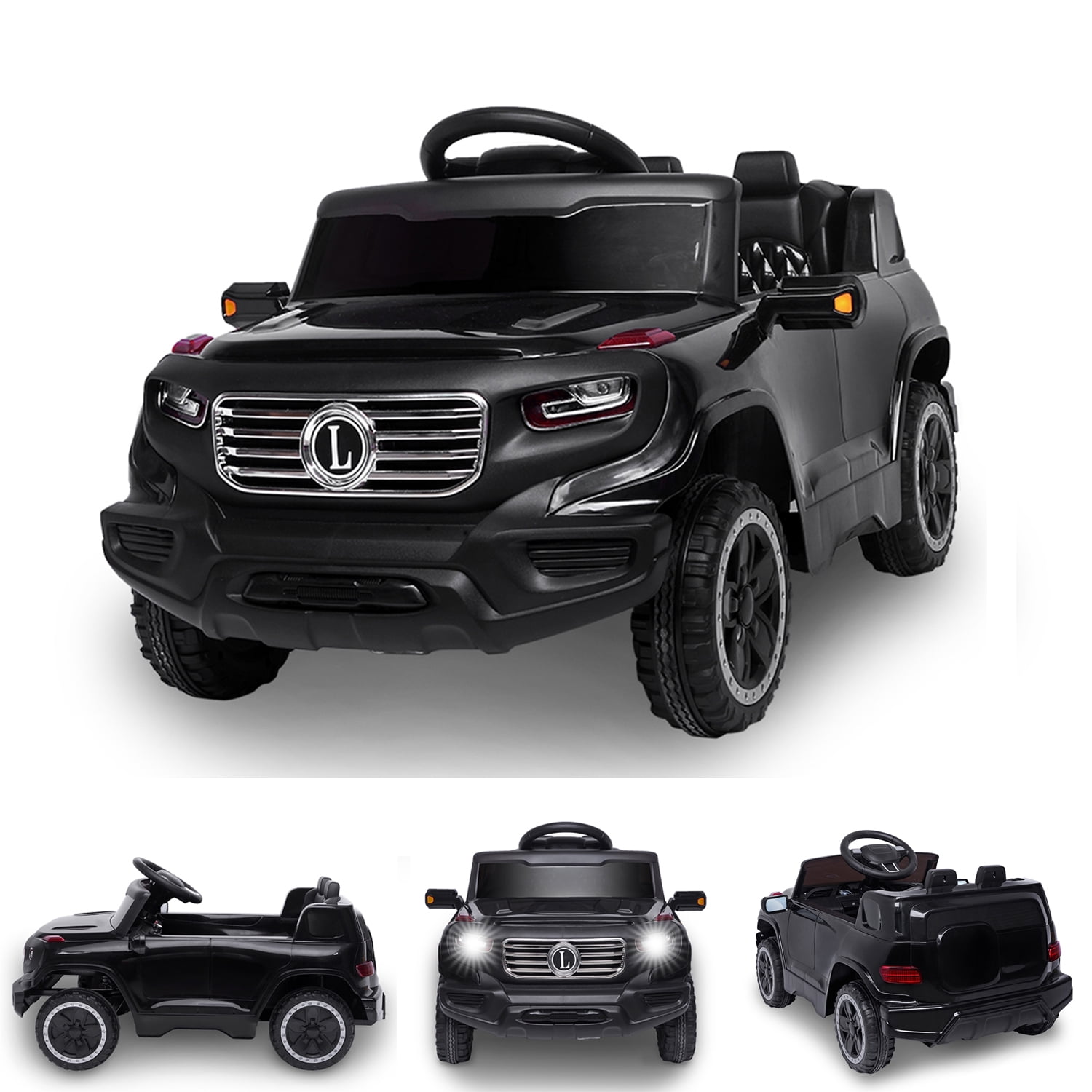 UWR-Nite Toy Truck, Remote Control, Kids Ride On, 6V Battery, 3 Speeds ...