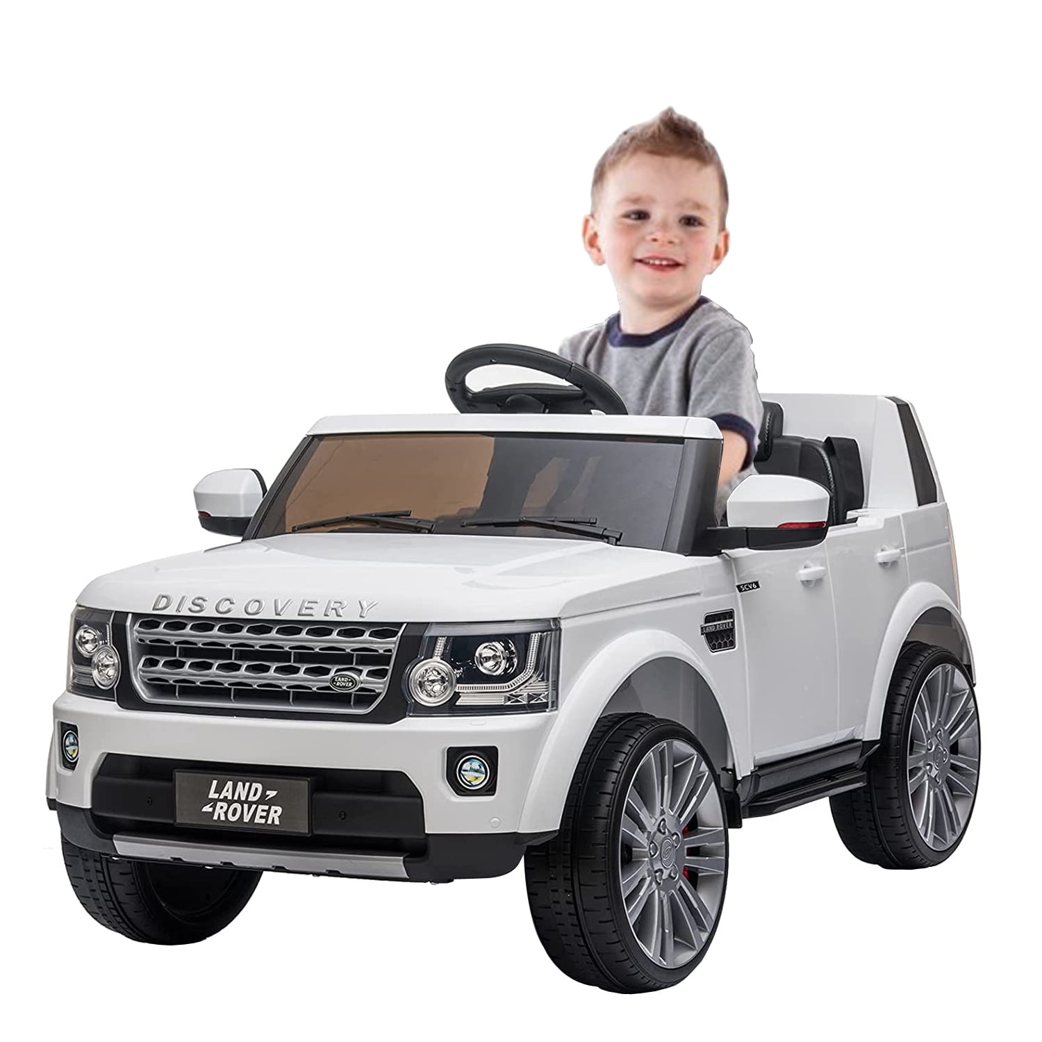 UWR-Nite Kids 12V Licensed Land Rover Ride On SUV Car with 2.4G Parent ...