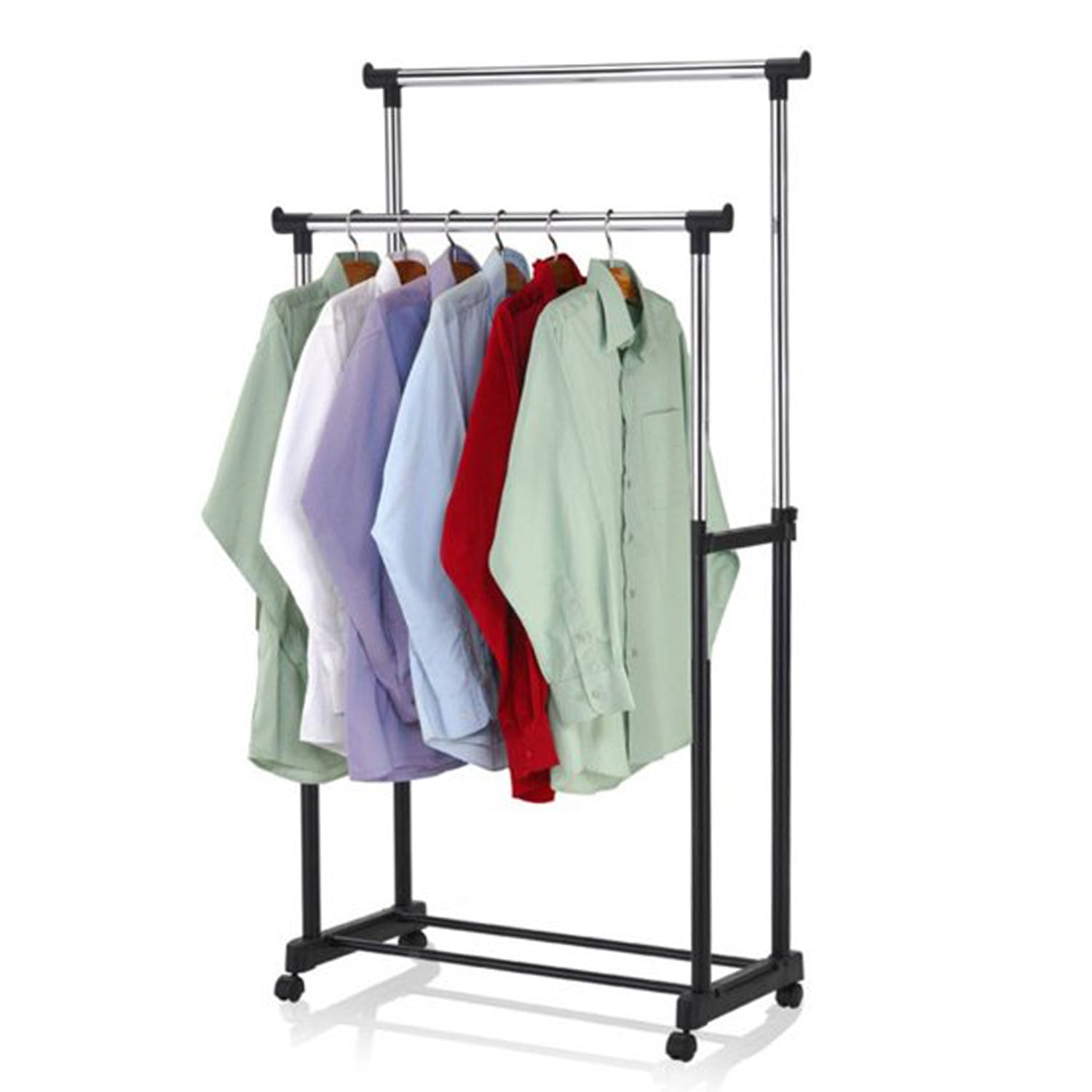UWR-Nite Rolling Clothes Rack, Adjustable Clothing Racks, Garment Rack ...
